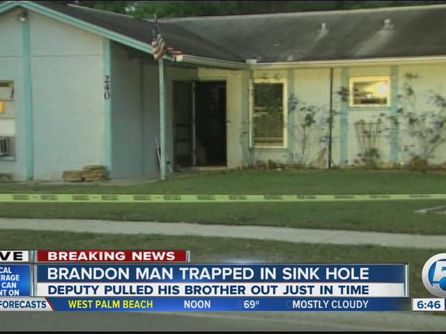 Brandon sinkhole photos: Man swallowed by sinkhole in Florida bedroom ...
