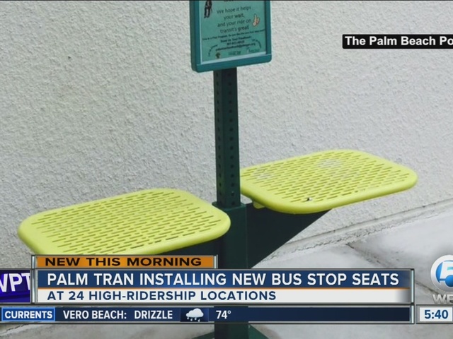 24 new bus stop seats coming to Palm Beach County - wptv.com