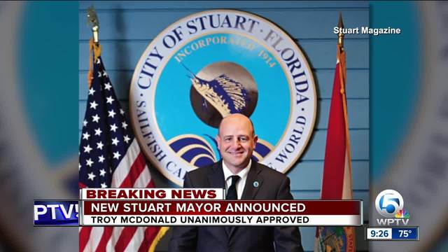 Troy McDonald appointed new mayor of Stuart