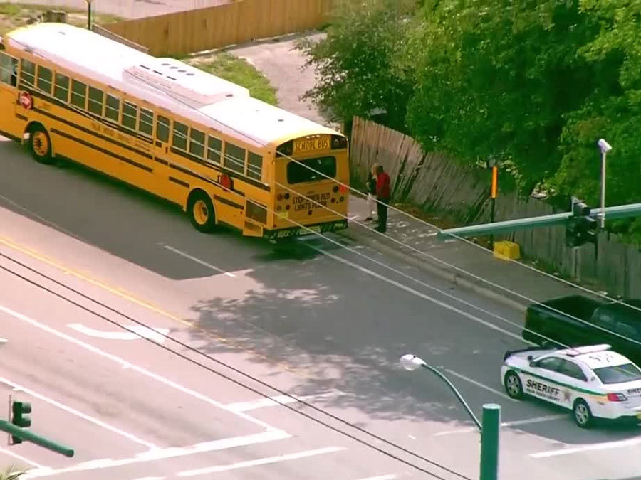 BB gun fired at school bus after altercation between juveniles - wptv.com