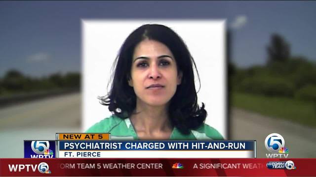 Psychiatrist arrested for hit-and-run crash