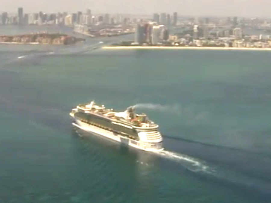 Hurricane Harvey forces cruise ship to dock in Miami - wptv.com