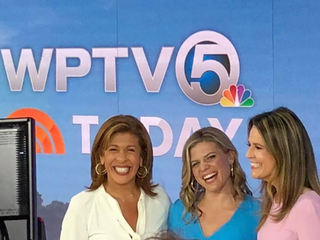 Behind the scenes at the TODAY Show: Ashleigh Walters interviews Hoda ...