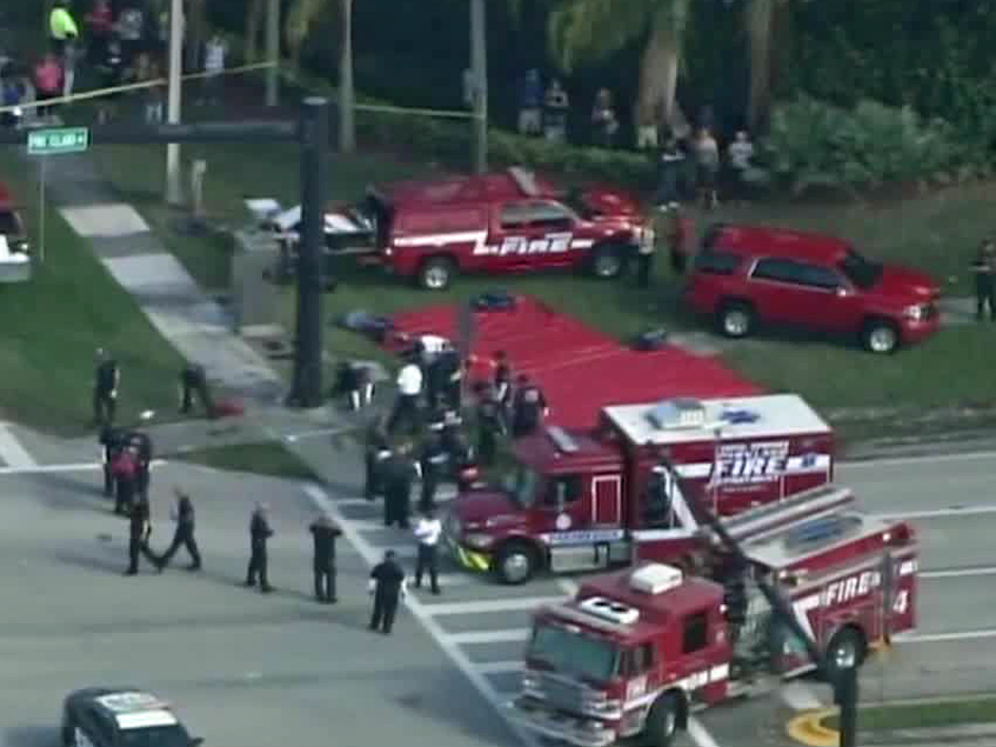 Sheriff: Broward County school shooter in custody, at least 17 killed ...