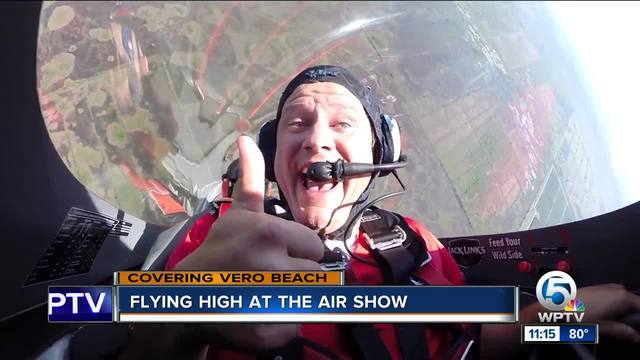 WPTV's Mike Trim flies high at Vero Air Show