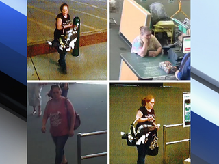 Security video shows women stealing security cameras, police say - wptv.com