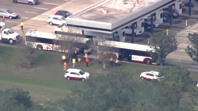 15 hurt in Disney World bus crash
